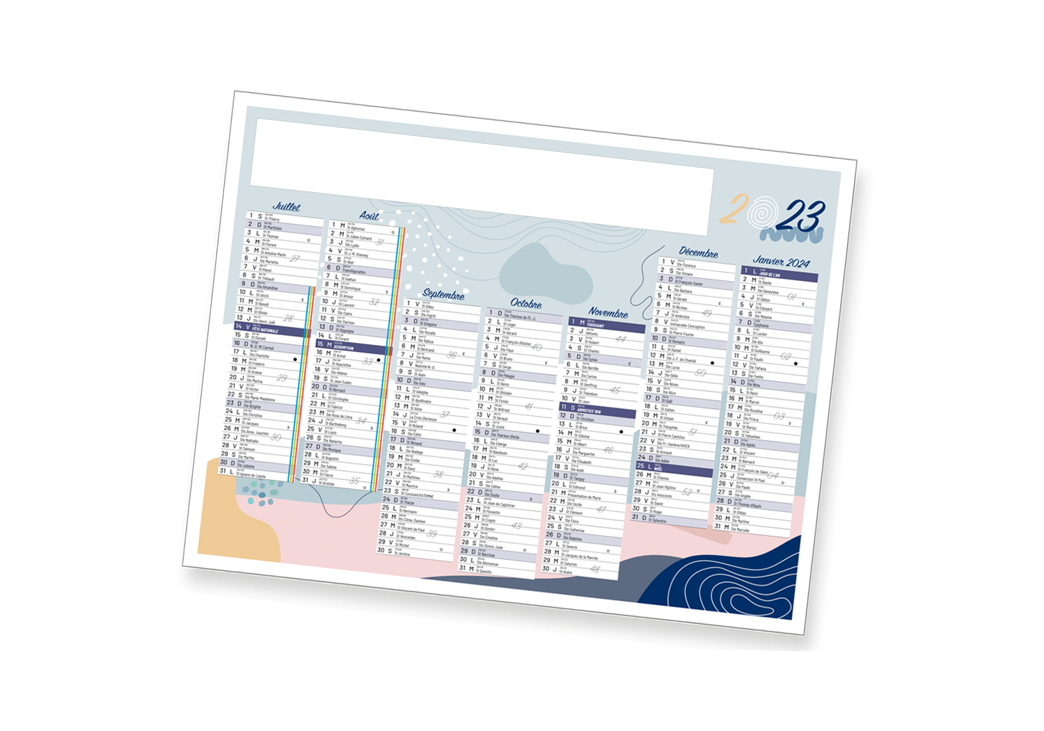 Calendrier Publicitaire Petit format - Agenda Offset 5